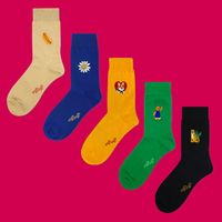 wiggle wiggle Embroidered socks