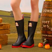 [Hunter X Wiggle Wiggle] Play Tall Rain Boots Strap Set
